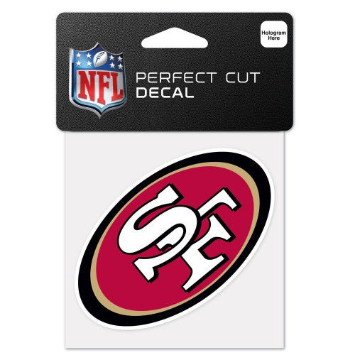 San Francisco Forty Niners 49ers Logo Decal – SportsFlags.com